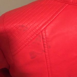Express | Jackets & Coats | Express Red Orange Minus The Leather Jacket ...